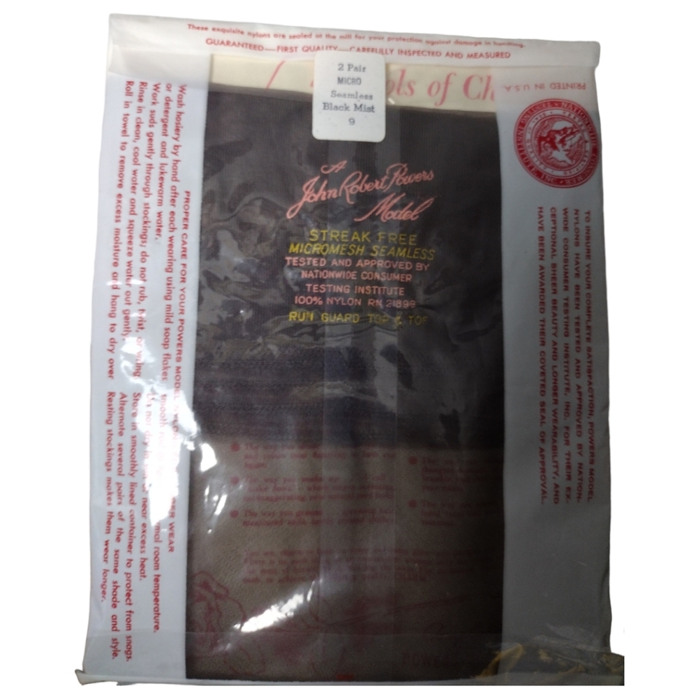 Vintage John Robert Powers Powers Model Seamless Nylo… - Gem